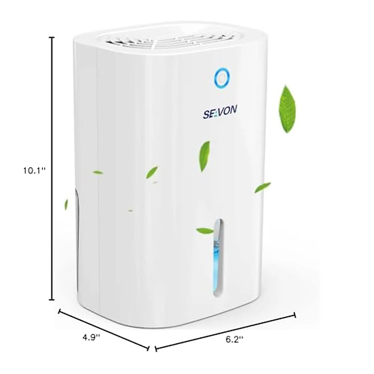 SEAVON 27oz Dehumidifiers, 2200 Cubic Feet (215 sq ft) Portable Quiet Mini Dehumidifier for Home Bedroom, Basements, Bathroom, Garage, Wardrobe, Closet