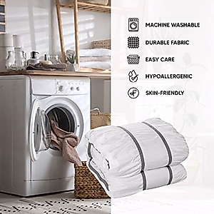 Chic Home Cheryl Comforter Complete Bag Pleated Ruched Ruffled Bedding with Sheet Set and Decorative Pillows Shams Included, Queen, Navy