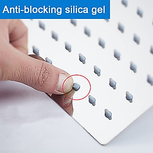 High Pressure Rain Shower head, 12" Square Rainfall & High Pressure Stainless Steel Bath Showerhead, Waterfall Full Body Coverage with Silicone Nozzle, (12 Inch, Chrome Finish)