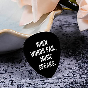Guitar Pick Gifts Christmas for Men Women Music Lovers Music Stuff Guitar Accessories Gift for Him Her Boyfriends Musician Student Graduation Birthday Valentines Day Son Husband Dad Brother Friend