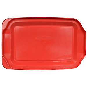 Pyrex 233-PC 3qt Red Food Storage Replacement Lid (2-Pack)