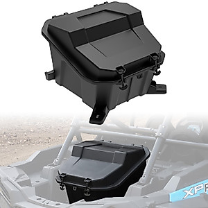 SAUTVS Cargo Bed Box for Polaris RZR 900/XP 1000/XP Turbo, Poly Water Resistant 69 QT Rear Cargo Storage Box for Polaris RZR 900 / XP 1000 / XP 4 1000 / S 2014-2023 Accessories (Replace #2881193)