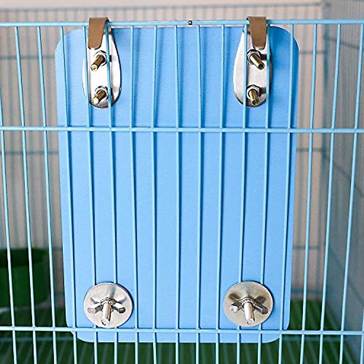 LOPERDEVE 7" Bird Mirror with Rope Perch Bird Toys Swing, Comfy Perch for Greys Amazons Parakeet Cockatiel Conure Lovebirds Finch Canaries