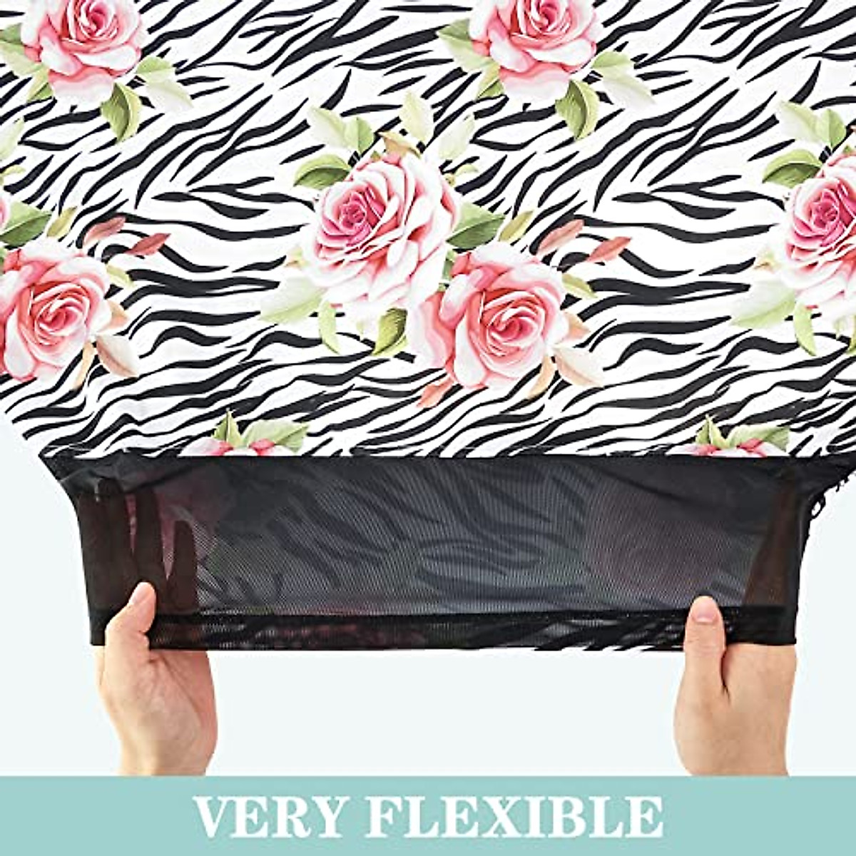 SYNPOS Nursing Covers for Breastfeeding, 360° Full Privacy Breastfeeding Cover, Multi-Purpose Baby Car Seat Cover, Shopping Cart Cover, Stroller Cover, Soft Nursing Apron for Breastfeeding