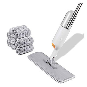 Hand Spray Mop Floor House Cleaning Tools Mop for Wash Floor Lazy Flat Floor Cleaner Mop with Replacement Microfiber Pads