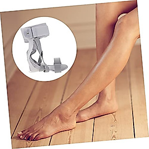 LALAFINA Foot Valgus Immobilizer Leg Brace Ankle Pain Support Moldable Night Splint White Orthotics for Plantar Fasciitis Lightweight Drop Foot Brace Foot Support Home Drop Foot Brace