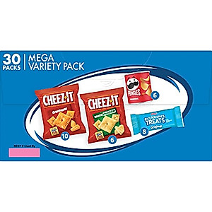 Kellogg's Mega Variety Pack (MVP) Snacks, Lunch Snacks, Office and Kids Snacks, Variety Pack, 30.1oz Box (30 Snacks)