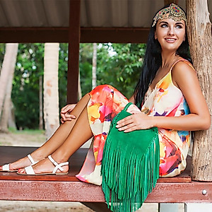 Duel On Jewel Ertuğrul Halima Turkish Kayi Tribal Afghan Kuchi Headband Ornament Jewelry In Antique Finish Bells Multicolor Stones - Costume Party Belly Dancing Gifts