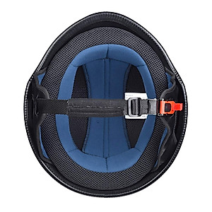 AHR Motorcycle Helmet German Style Half Helmet for Bike Cruiser Scooter Chopper Half Face Helmet for Men Women DOT Approved, Run-G (Matte Black, M)