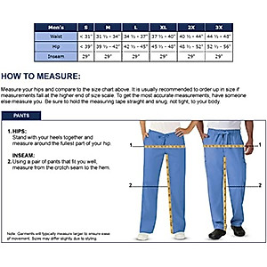 KESWI Bristol Seven Pocket Jogger Scrub Pants for Men – 4 Way Stretch, Anti-Wrinkle, Ultra Soft Medical Scrub Uniform Black