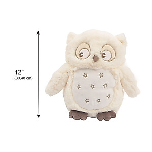 Linzy Toys, 12" SOFT DREAMS OWL W/LULLABY & NIGHT LIGHT,Polyester