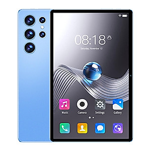 ICRPSTU 10.1in Tablet, Octa Core Front 8MP Rear 13MP 3200x1440 Resolution Tablet PC for Entertainment (Blue)