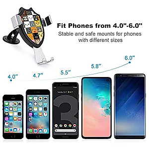 Set of Cute Simple Animal Faces Car Phone Holder Long Arm Suction Cup Phone Stand Universal Car Mount for Smartphones