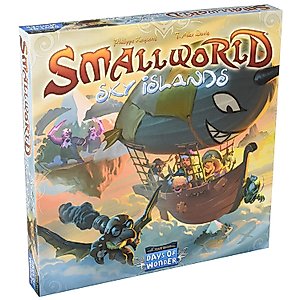 Small World: Sky Islands Board Game EXPANSION - Conquer Floating Realms for Riches! Fantasy Strategy Game for Kids & Adults, Ages 8+, 2-5 Players, 40-80 Min Playtime, Made by Days of Wonder