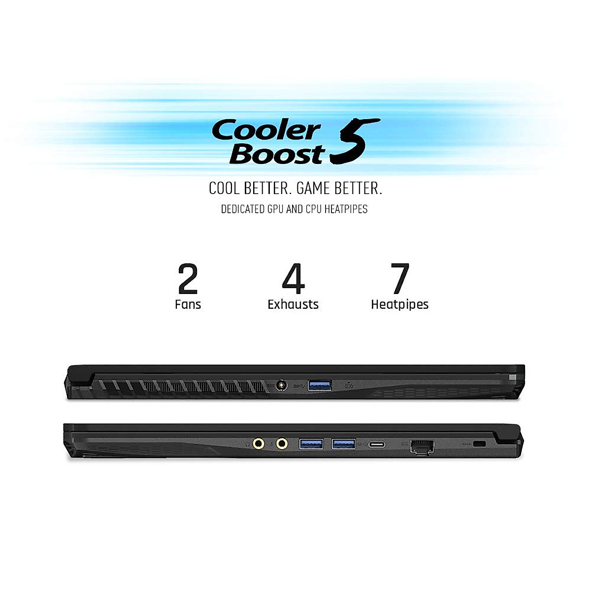 MSI GF63 Thin 9SC-068 15.6" Gaming Laptop, Thin Bezel, Intel Core i5-9300H, NVIDIA GeForce GTX1650, 8GB, 256GB NVMe SSD