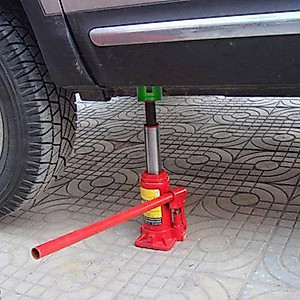 XJDAMZ Jack Pad Slotted - Universal Magnetic, Frame Rail Protector Protector Puck/Pad-50mm in Diameter Green 1Pcs