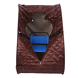 OPPSDECOR Steam Sauna Spa Portable Foldable Personal Indoor Sauna Tent Pot for Therapeutic Reduce Stress Fatigue with Remote Chair Indoor Home