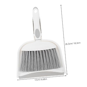 MERRYHAPY 1 Set Mini Broom Dustpan Tent Cleaning Broom Small Broom Brush Car Broom Furniture Sweeping Duster Table Brush Sweeper Small Camping Broom Small Broom Dustpan Keyboard Broom Pp