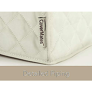 Covermates Keepsakes – Can Opener Cover – Dust Protection - Stain Resistant - Washable – Appliance Cover-Cream