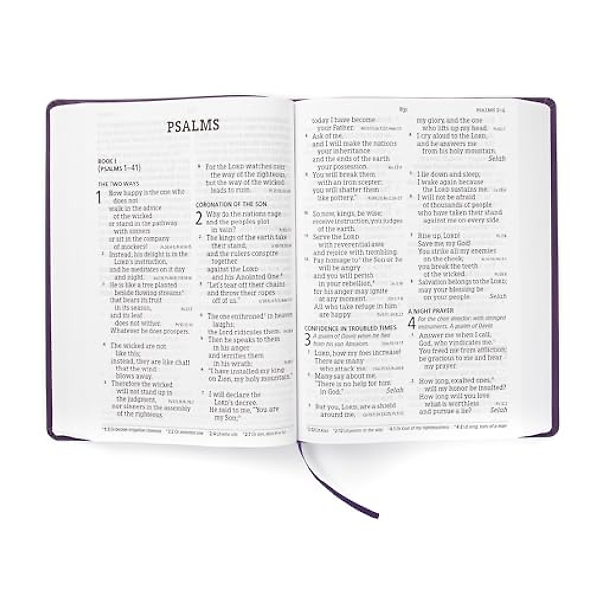 CSB Super Giant Print Reference Bible, Value Edition, Purple LeatherTouch, Red Letter, Presentation Page, Cross-References, Full-Color Maps, Easy-to-Read Bible Serif Type