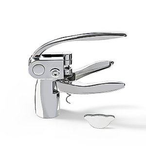 Vinturi Traditional Lever Wine Opener Includes Foil Cutter, 1, Silver