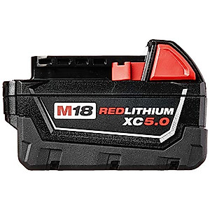 Milwaukee 48-11-1850 M18 Redlithium 5.0Ah Bat Pack