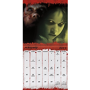 2024 Horror Collection Mini Wall Calendar