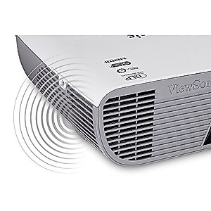 ViewSonic PJD5553LWS 3200 Lumens WXGA HDMI Short Throw Projector, One Size, White