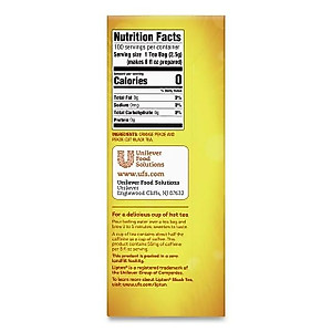 Lipton Black Tea, Loose, 1/2 pound Boxes (Pack of 6)