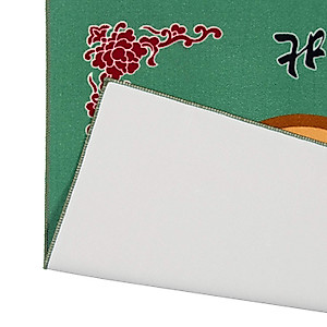 Sanvo Universal Mahjong/Paigow/Poker/Dominos/Game Table Cover,Slip Resistant Mat(Green) 31.5" x 31.5"(80cm x 80cm)