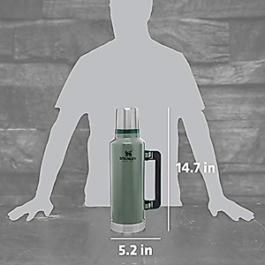 Stanley Classic Vacuum Bottle 2.0QT Hammertone Green