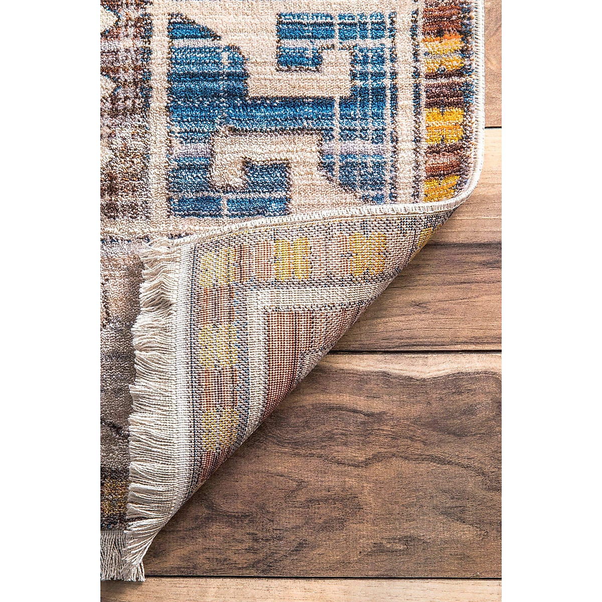 nuLOOM Vintage Deborah Tassel Area Rug, 4x6, Rust