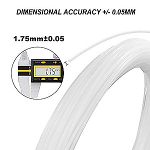 NOVAMAKER 3D Printer Cleaning Filament 1.75mm，100g (0.22lbs)，Dimensional Accuracy +/- 0.05mm，Natural Color，Fit Most FDM Printer