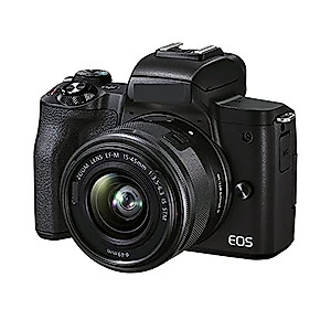 Camera EOS M50 II Mirrorless Camera Digital Camera with Ef-m 15-45mm F / 3.5 Lens Digital Camera (Color : W)