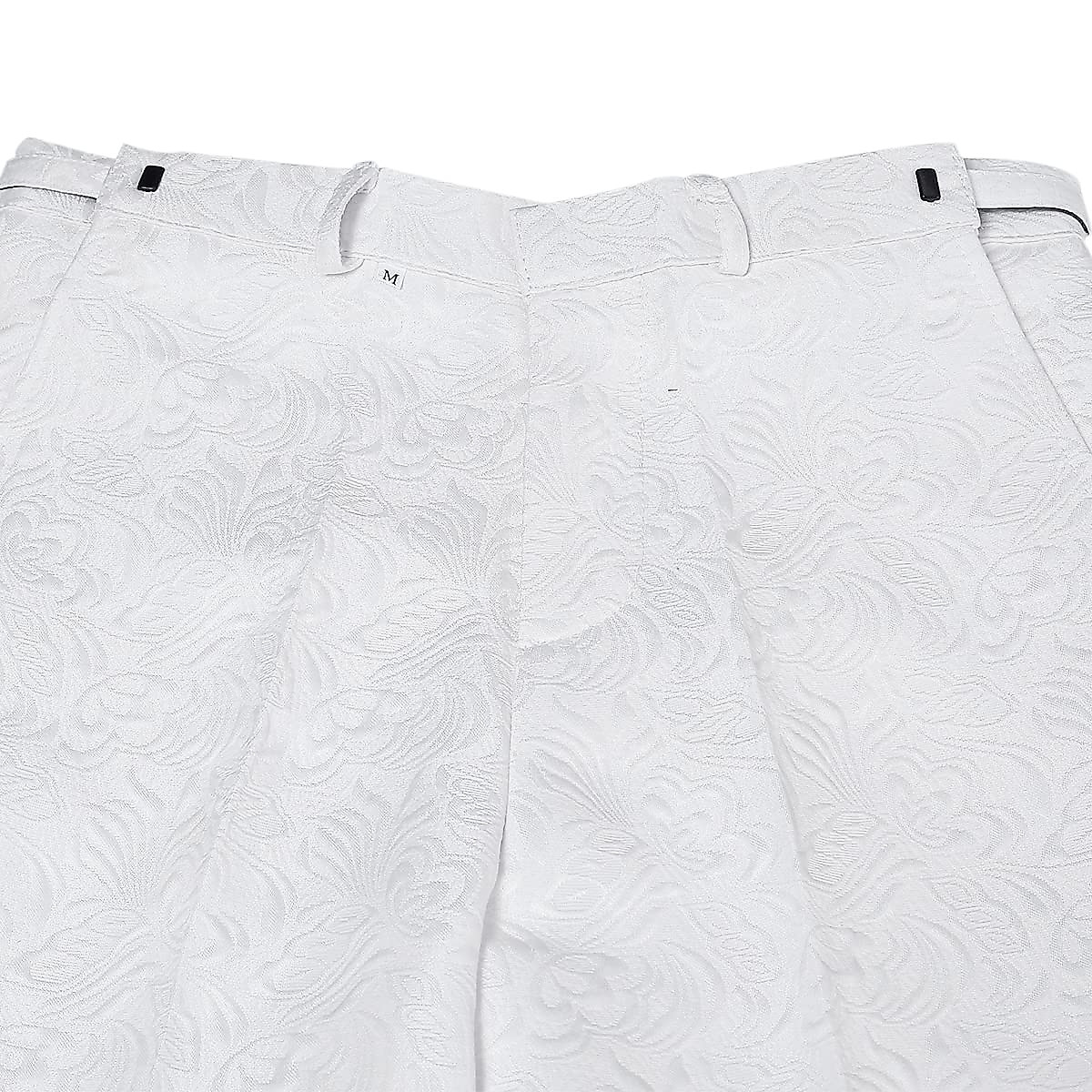 YFFUSHI Mens 1 Button 2 Piece White Tuxedo Shawl Collar Skinny Dress,Beige,X-Large