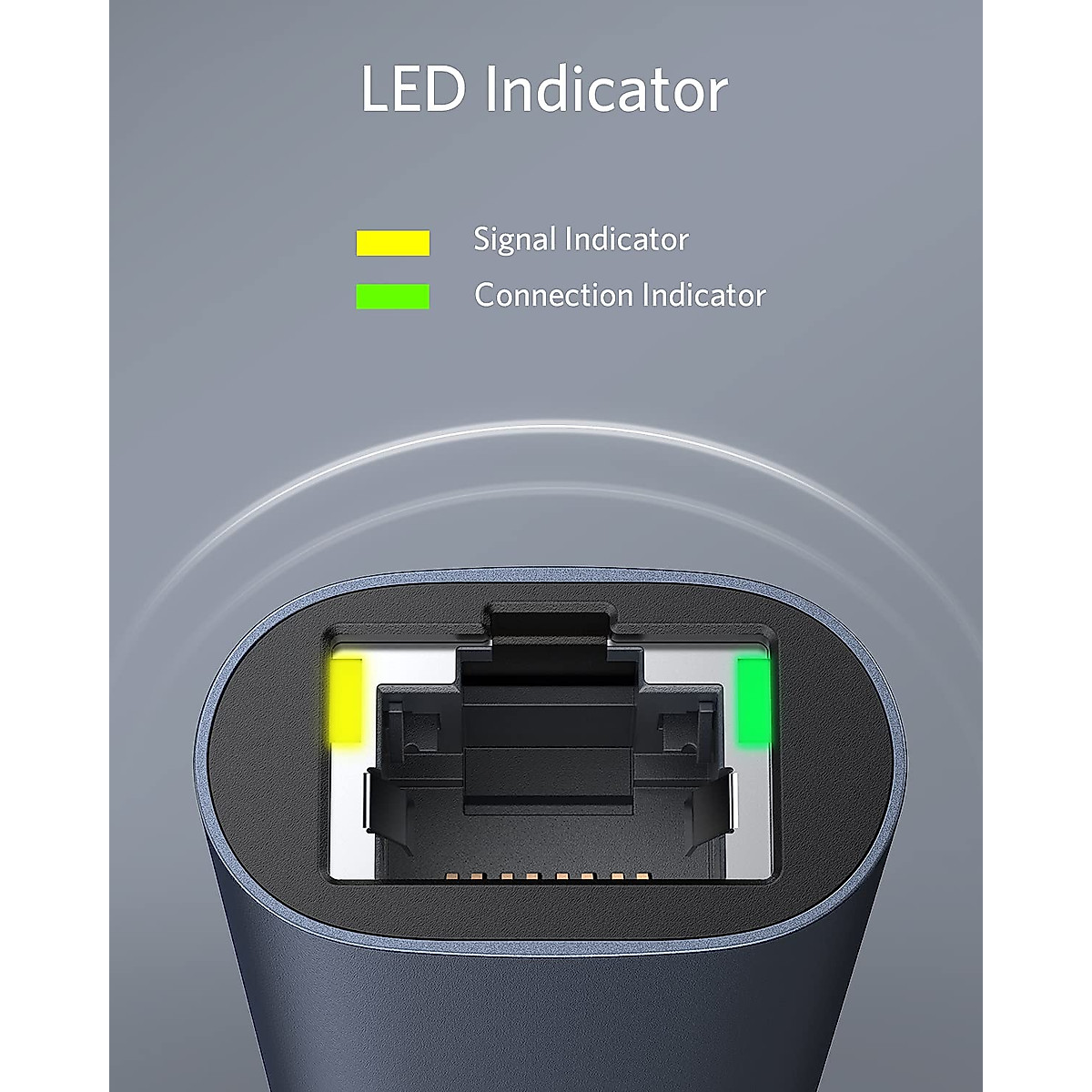 Anker USB C to 2.5 Gbps Ethernet Adapter, PowerExpand USB C to Gigabit Ethernet Adapter, Aluminum Portable USB C Adapter, for MacBook Pro, MacBook Air 2018 and Later, iPad Pro 2018 and Later, XPS