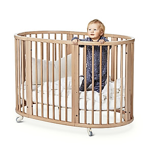 Stokke Sleepi Mattress with Organic Cover by Colgate, White - Foam Crib Mattress with Infant Support & Safety Features - Compatible Sleepi Crib/Bed