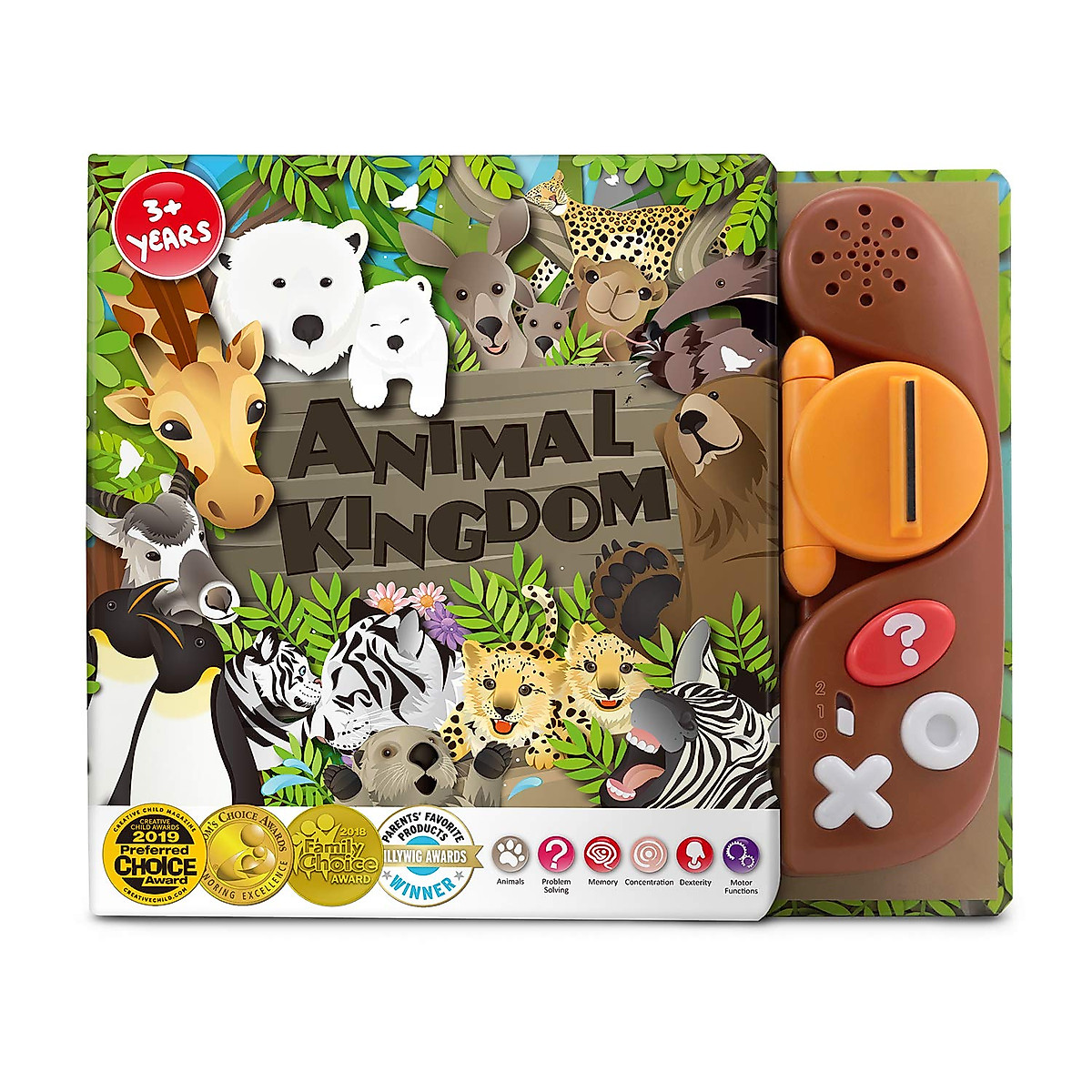 BEST LEARNING Book Reader Animal Kingdom - Educational Talking Sound Toy to Learn Animals with Quiz Games for Kids Ages 3 to 8 Years Old | Ideal 3-5 Boy or Girl Christmas and Birthday Gift