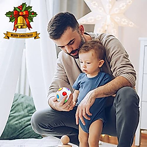 DPTOYZ Magic Rainbow Puzzle Ball Fidget Ball, Speed Cube Ball Fun Stress Reliever Magic Ball Brain Teaser Fidget Toys for Boys and Girls - Christmas Stocking Stuffers for Kids Teen & Adults