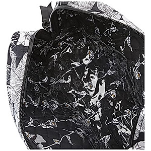 Vera Bradley Women's Cotton Large Cosmetic Makeup Organizer Bag, Bedford Blooms, One Size