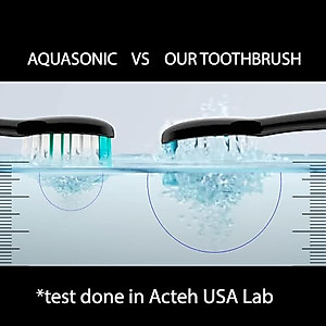 Acteh Sonic Electric Toothbrush Dual Set 5 Modes Smart Timer Long Lasting Battery 2-Toothbrush Set