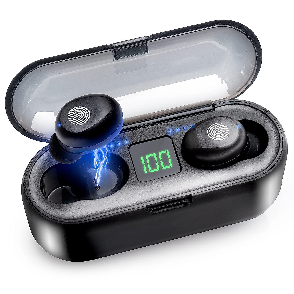 LUXEPODS Bluetooth Earbuds, Ear Buds Wireless Bluetooth 5.0, Earphones, Wireless Earpods Noise Cancelling, Bluetooth Earphones, Wireless Ear Buds, Bluetooth Earbuds Noise Cancelling, True Wireless