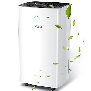 Dehumidifier for Home and Basements 25 Pints for 1500 Sq.Ft, 68oz(0.53gallon) Water Tank Capacity with Drain Hose, Intelligent Humidity Control, Childlock, Laundry Dry