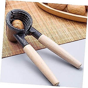Black Walnut 1pc Nutcracker Wine Opener Electric Crab Tools Electric Tool Chestnut Opener Peanut Crackers Tool Lobster Aluminum Alloy Chestnut Walnut Shell Opener Hazelnut Heavy