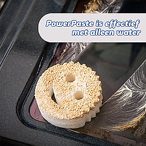 Scrub Daddy Power Paste Bundle - Clay Based Cleaning & Polishing Scrub - Non Toxic Cleaning Paste for Grease, Limescale & More - Includes 1 Scrub Mommy Sponge (2 Pieces)