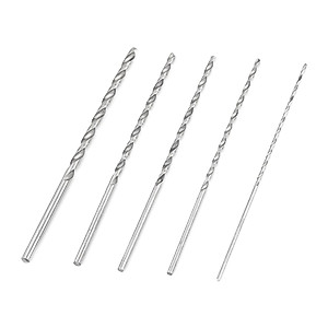 5Pcs 150mm-160mm Extra Long Drill Bit High Speed Steel Straight Shank Tool Sets 2-5 mm for Wood Plastic and Aluminum