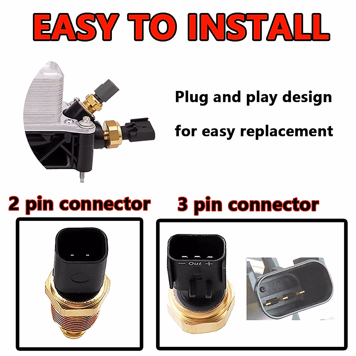 Engine Oil Cooler With 5184294AE Oil Filter Housing Adapter Compatible With 2011 2012 2013 Chrysler 200 300, Dodge Charger Journey Caravan Durango, Jeep Grand Cherokee 3.6L V6