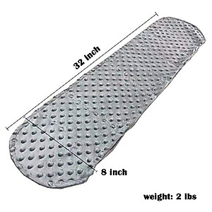 MAXTID Weighted Lap Blanket 39in x 23in 8 Lbs + Weighted Shoulder Wrap 2 lbs