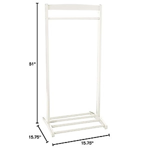Frenchi Home Furnishing Freestanding Kid's Coat Rack & Hanger, white