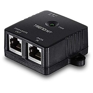 TRENDnet Gigabit Power Over Ethernet Injector, TPE-113GI (Version 3.0R), Full Duplex Gigabit Speeds, Connect Devices Up to 100m (328 ft), Wall Mount, Connect Network Devices Up to 100M (328 ft.)